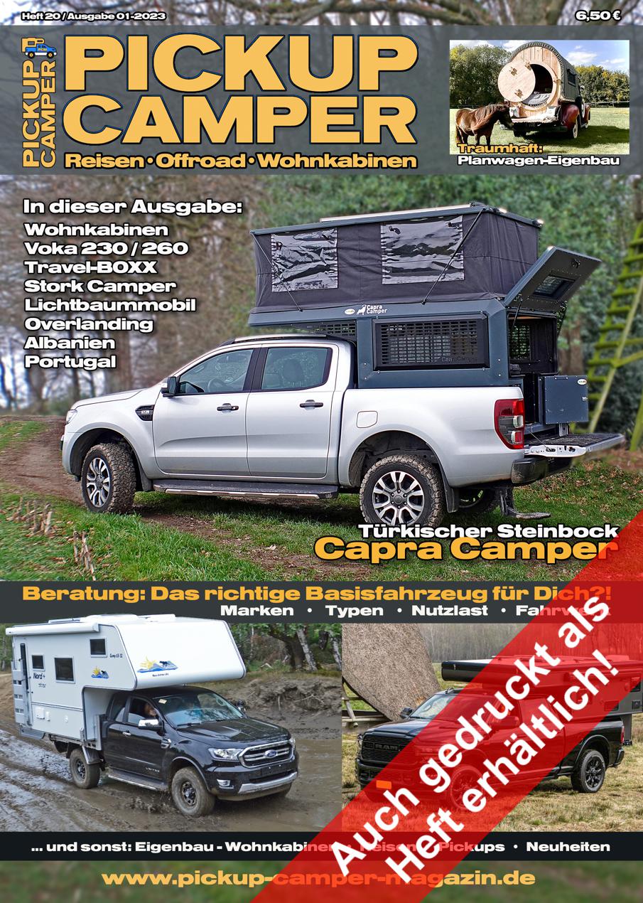 Pickup Camper Magazin Heft 01 2023 Pickup Camper Magazin